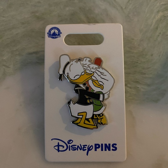 Disney | Accessories | Donald Duck Hugging Nephews Huey Dewey Louie ...